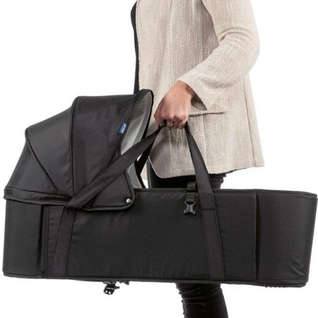 Chicco Soft Carrycot Jet - Black - Makhsoom