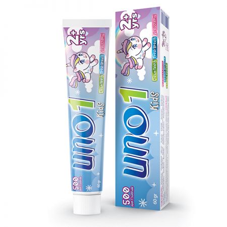 Uno1 Kids Girls Unicorn Toothpaste - 60g - Makhsoom