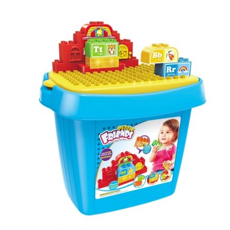 Kids Early Education Bucket Block Play Set - Makhsoom