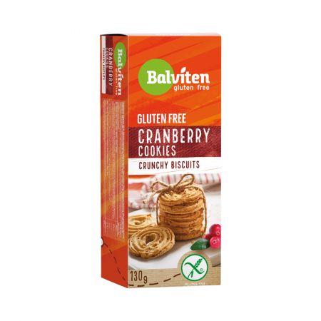 Balviten GLUTEN FREE Cranberry Cookies - 130 g - Makhsoom