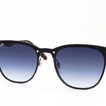 Rayban RB3576 Blaze Clubmaster Black Gradient Square Sunglasses Unisex ...
