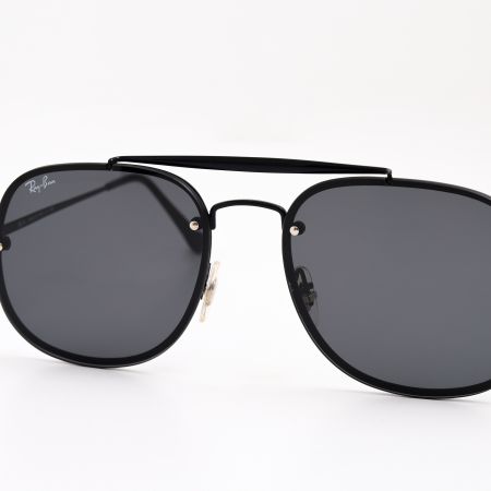 Rayban RB3583N Blaze General Full Black Square Sunglasses Unisex - Makhsoom