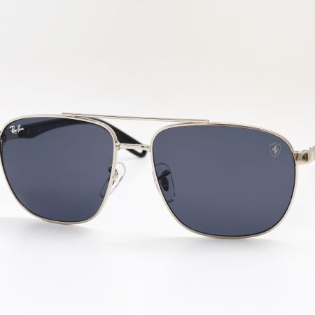 Rayban RB3659M Scuderia Ferrari Collection Silver Black Square ...