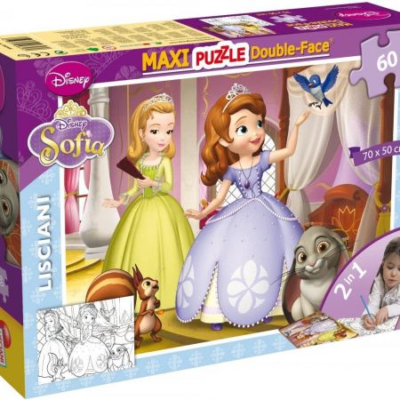 Lisciani Disney Puzzle Maxifloor Sofia - 60 Pcs - Makhsoom