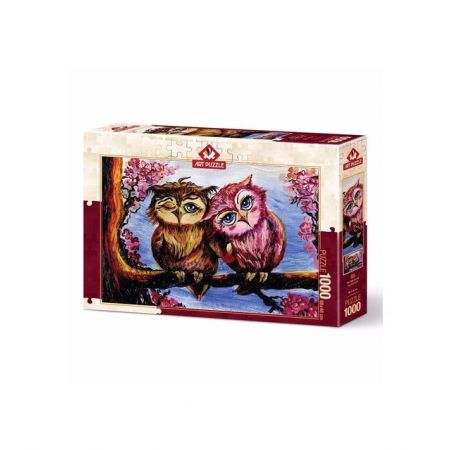 Art Puzzle The Owls in Love - 1000 Pcs - Makhsoom