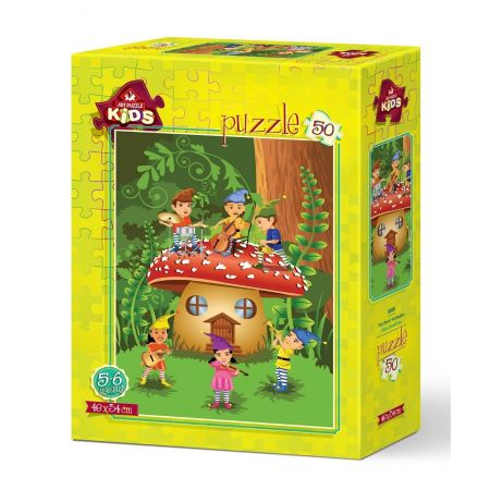 Art Puzzle Kids The Dwarf Orchestra - 50 Pcs - Makhsoom