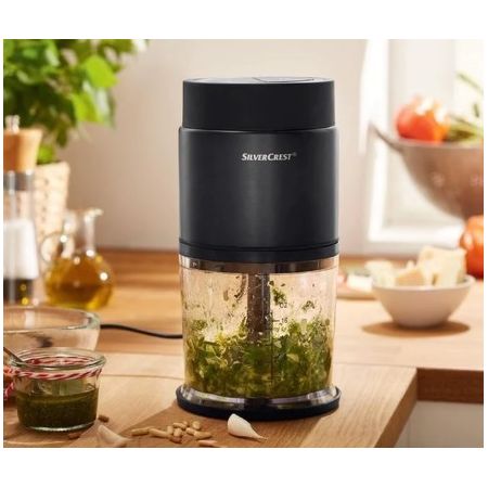 Silvercrest Electric Mini Chopper 260 W - Wine Red - Makhsoom