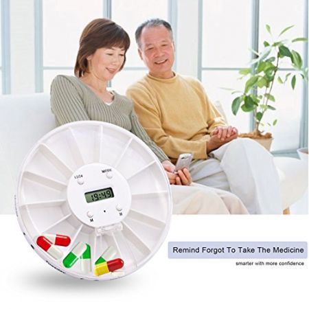 Personal Pill Reminder With Electronic Alarm Automatic Medication Pill ...
