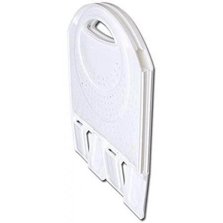 Full Size White Flat Fold Colander - Makhsoom