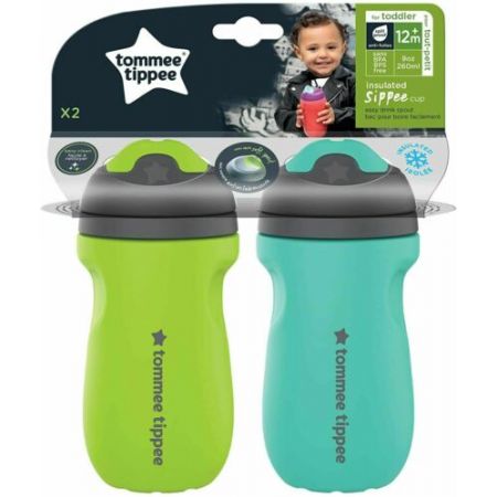 Tommee Tippee Set of Insulated Sippee Trainer Cup 2 Pcs - 260 ml - Makhsoom