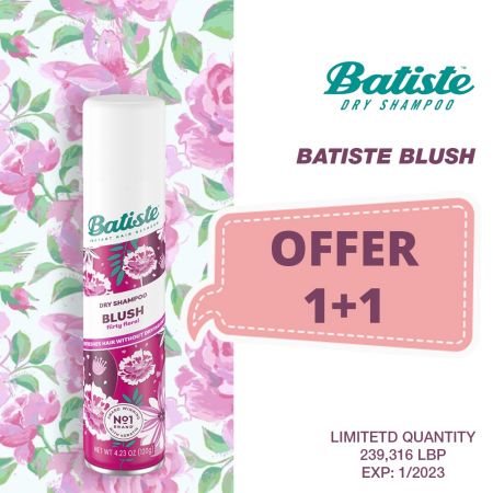 Batiste Offer 1+1 Free Dry Shampoo Blush 200 ml Expiring on January 31 ...