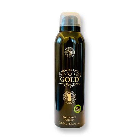 New Brand Gold Deo For Men - 200ml - Makhsoom