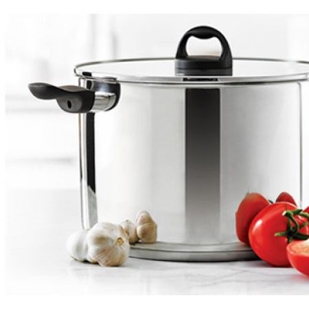Remy Olivier Stainless Steel Arezzo Stock Pot 13.8 L - Makhsoom