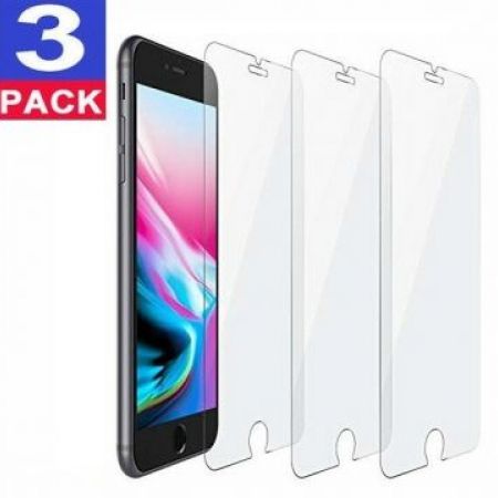 Case Logic iPhone 6, 6S, 7,8+ Tempered Glass 3 PacKs - Makhsoom