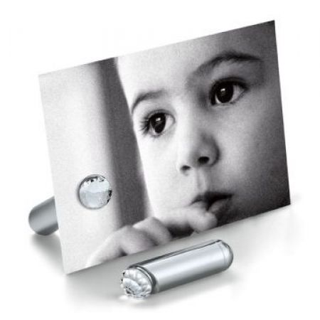 Philippi Crystal Mirror, Nickel Polished Diamond Frame 3.8 cm - Makhsoom