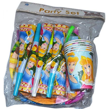 Carton Disney Princesses Party Birthday Set 31 Pcs - Makhsoom