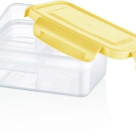 Bager Locked Storage Container Double Part Plastic 2300 ml - Makhsoom