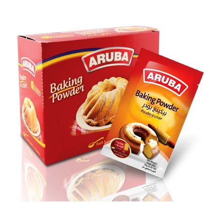 Aruba Box of Baking Powder 10g - 24 Sachets - Makhsoom
