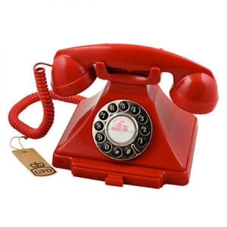 GPO Retro Carrington Analog Desk Telephone - Black - Makhsoom
