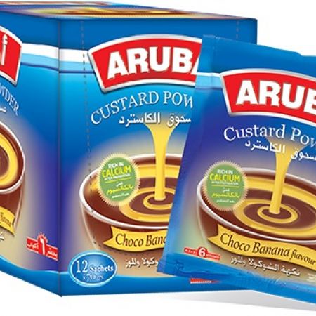 Aruba Custard Choco Banana Sachet - 70g - Makhsoom