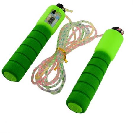 Fitness Jumping Rope With Counter - Green - Makhsoom