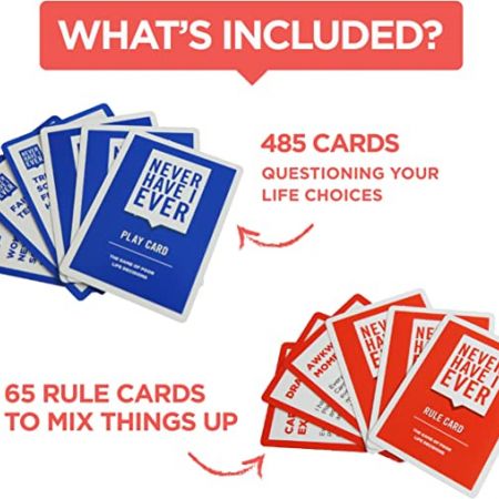 Never Have I Ever Party Card Game Bundle, Classic Edition, and 10 ...