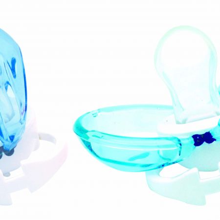 Optimal Dust Free Silicone Pacifier With Cover Old Packaging - Blue ...