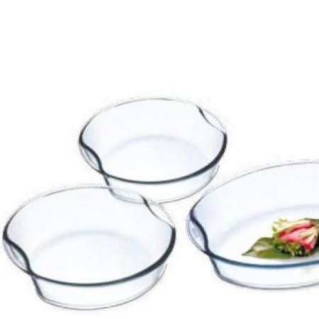 Simax Set of Round/Oval Roaster - 3 Pcs - Makhsoom