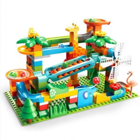 Feelo Marble Run Building Blocks 171 Pcs - 3+ Years - Makhsoom