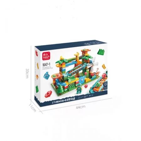Feelo Marble Run Building Blocks 171 Pcs - 3+ Years - Makhsoom