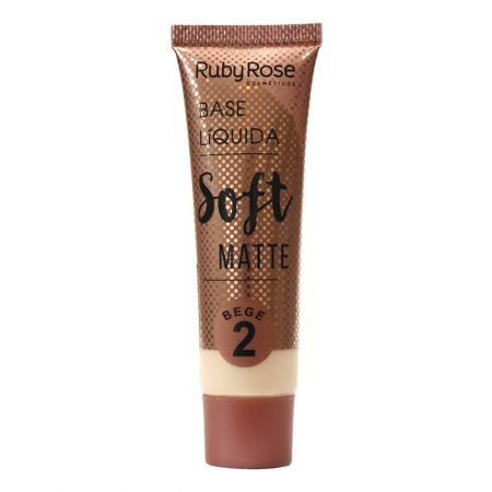 Ruby Rose HB-8050 Soft Matte Liquid Foundation - Beige 2 - Makhsoom