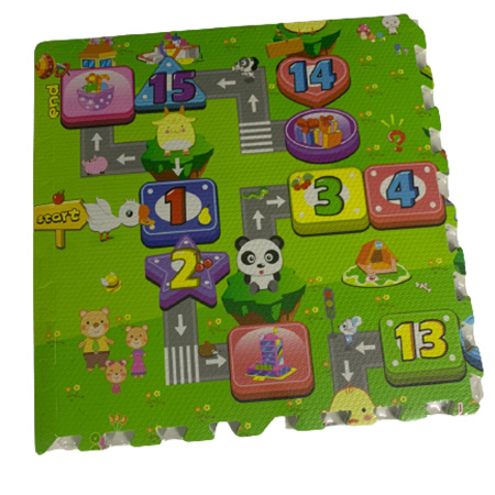 Eva Puzzle Mat 4 Pcs Numbers 2 x 2 Feet - Makhsoom