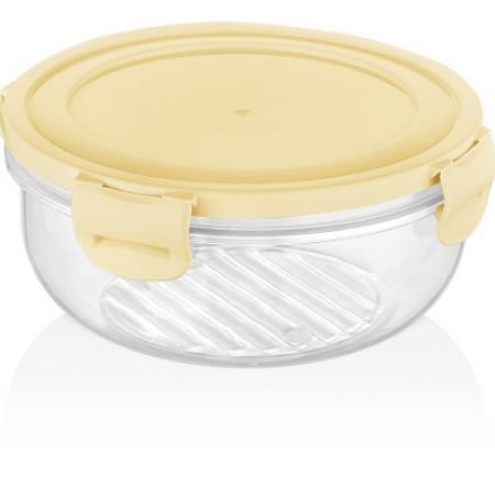 Bager Cook & Lock Colored Cover Round Storage Container - 2250 ml ...