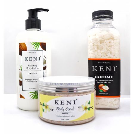 Keni Cosmetics Black Friday Coco-Vanilla Bundle: 1 Body Lotion Coconut ...