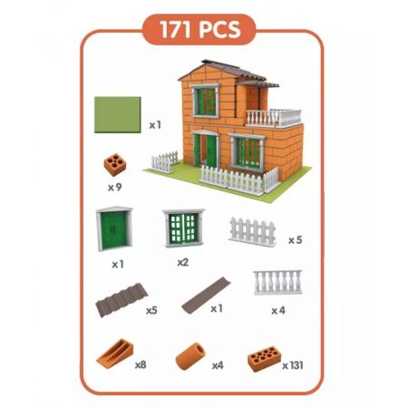 Builder Series Little Mason Building Bricks 171 Pcs 3+ Years - Makhsoom