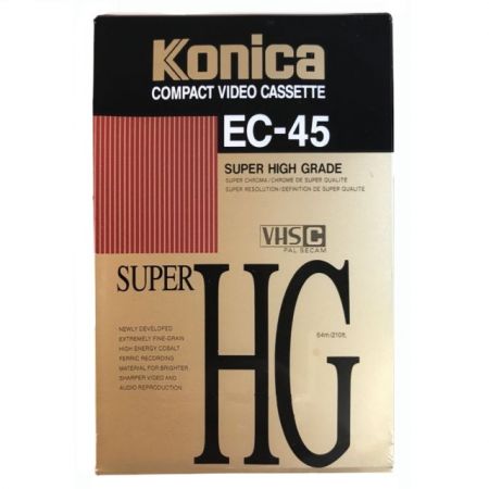 Konica VHS-C Video Cassette 45 Minutes - EC45 - Makhsoom