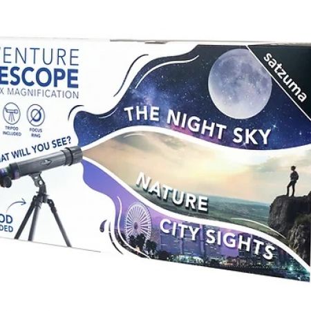 Satzuma Adventure Telescope Up To 40X Magnification 40cm 10+ Years ...