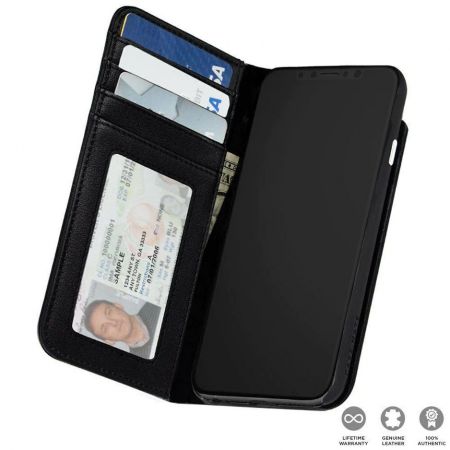Case-Mate iPhone X/XS Wallet Folio - Black - Makhsoom