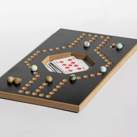 Jackaroo Hand Made Wooden Board Game 2 Players - Black Non Glossy 8 ...