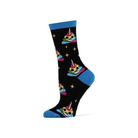 Oooh Yeah Socks Womens Crew Unicorn Poo Size 36 to 41 - Makhsoom