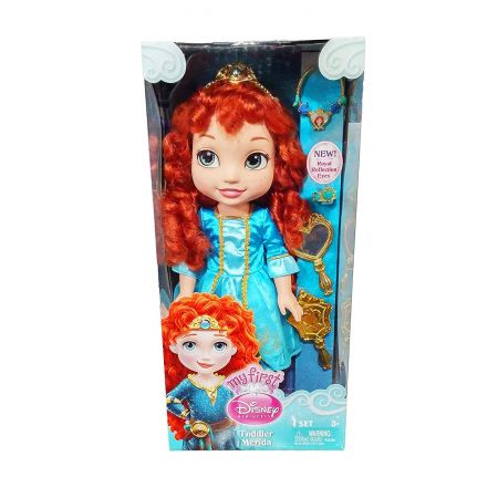 Disney Princess Merida Toddler Doll & Girl Dress Gift Set 3+ Years ...