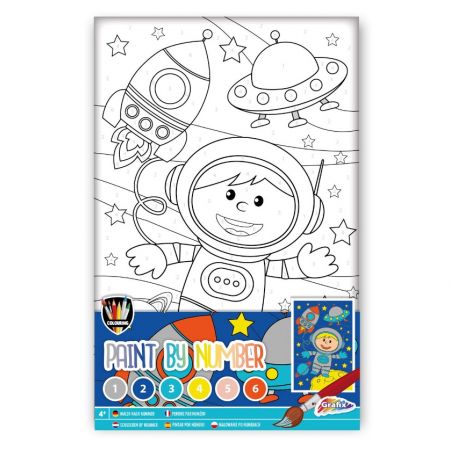 Grafix Painting by Numbers Space Travel - Makhsoom