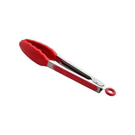 Silicone Red Tongs 22.5 x 3.5 cm - Makhsoom