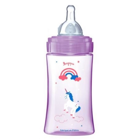 Dodie Baby Bottle Anti Colic Initiation Purple 270 ml 0+ Years - Makhsoom