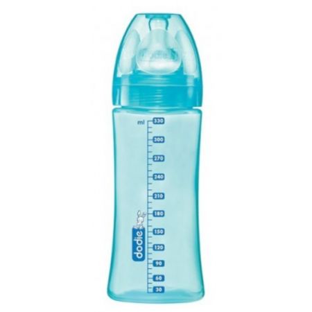 Dodie Baby Bottle Anti Colic Initiation Green - 270 ml - Makhsoom