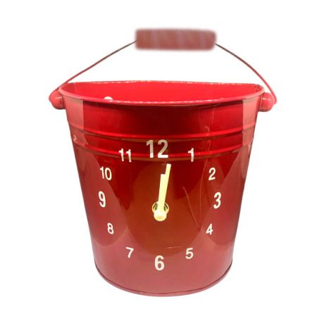Wall Clock with Flower Pot 19.5 x 12 cm - Makhsoom