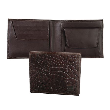 Ungaro Naples Brown Leather Money Wallet For Him - 120 x 95 x 10 mm ...