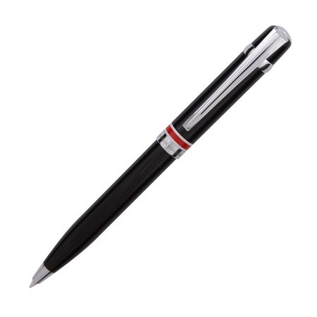 Ungaro Lamezia Leather Black Ballpoint Pen For Her - Makhsoom