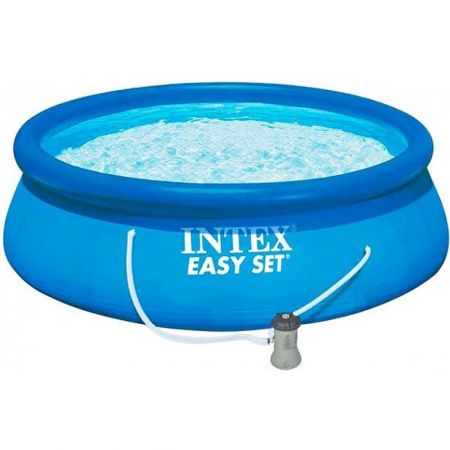 Intex Easy Set Pool With Filter D 3.96 x 0.84 m - Makhsoom
