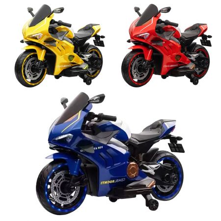 Motorcycles Kids Battery Powered Electric Ride On 12V 3+ Years - Blue ...